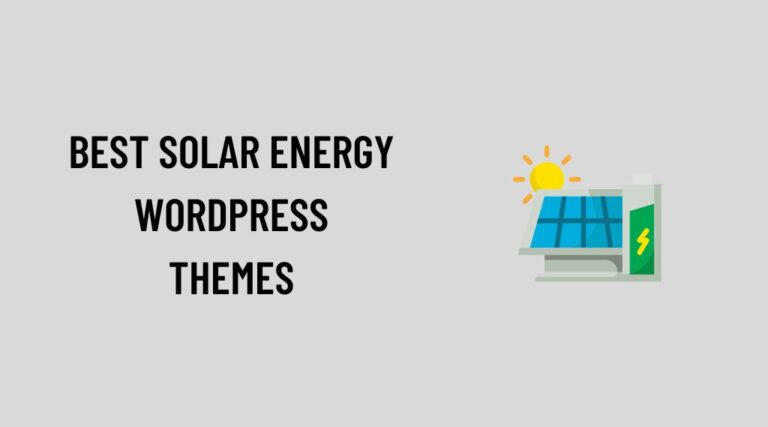 5 Best Solar Energy WordPress Themes
