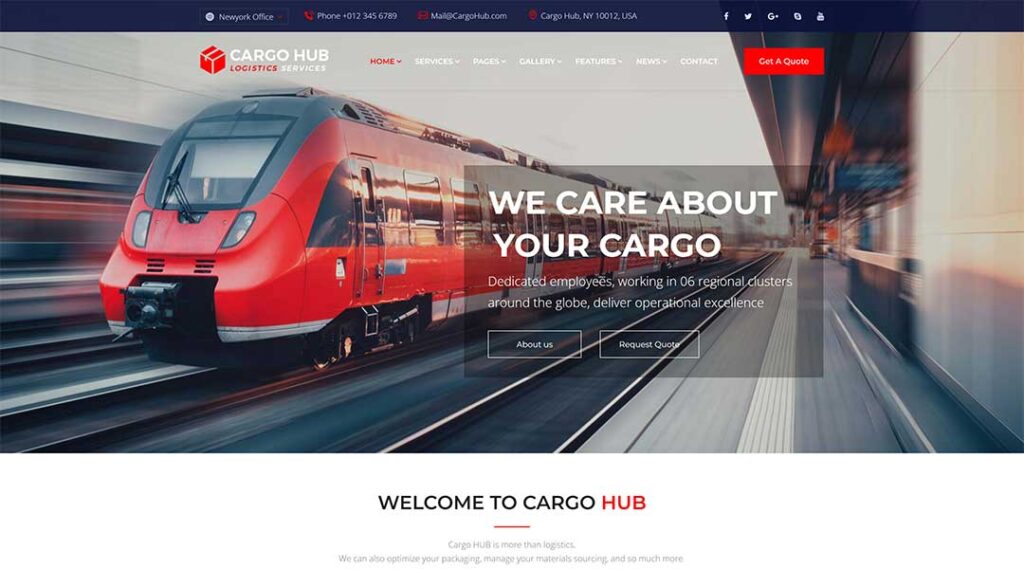 10+ Best Logistics WordPress Themes