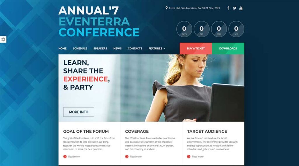 9 Best Event Management Themes & Templates